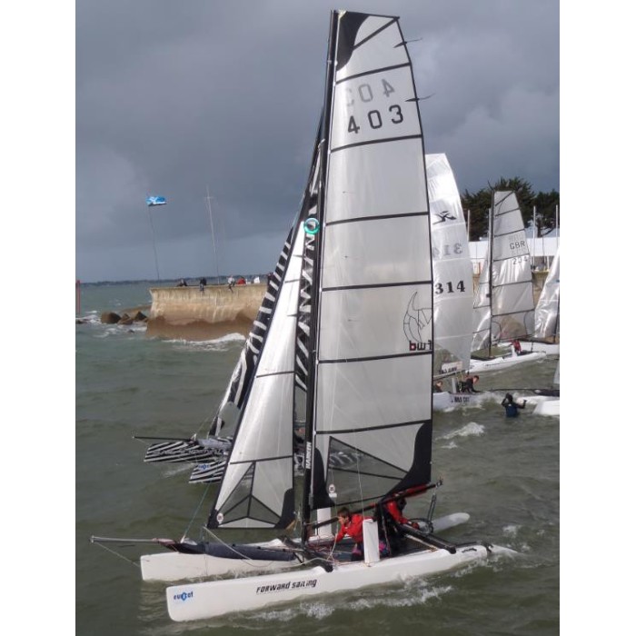 Großsegel für Sportkatamarane Hobie Cat Tiger, dark hawk, mattia plus ...